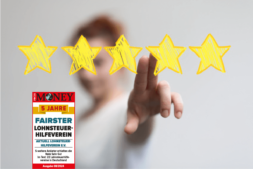 Focus Money Test 2024 ★ Bestnote Aktuell Lohnsteuerhilfeverein e.V.